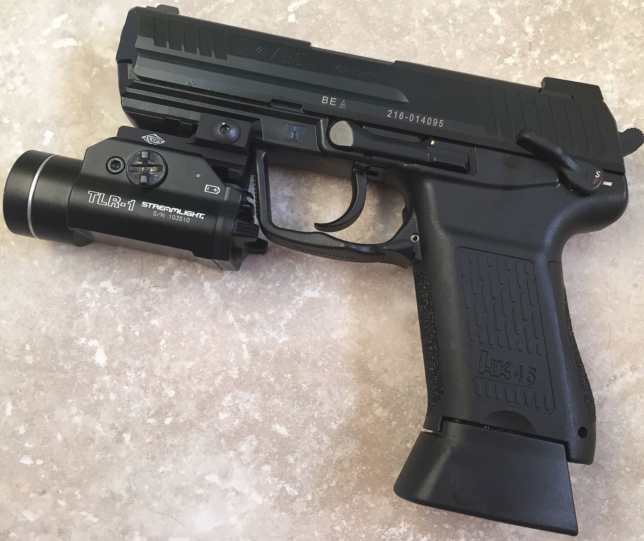 HK45C Weapon Light LifeHack/Option (Do you want to mount a TLR-1/X300 etc.?) | HKPRO Forums